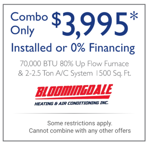 Coupon Offers & Rebates | Bloomingdale Heating & Air Conditioning Inc.